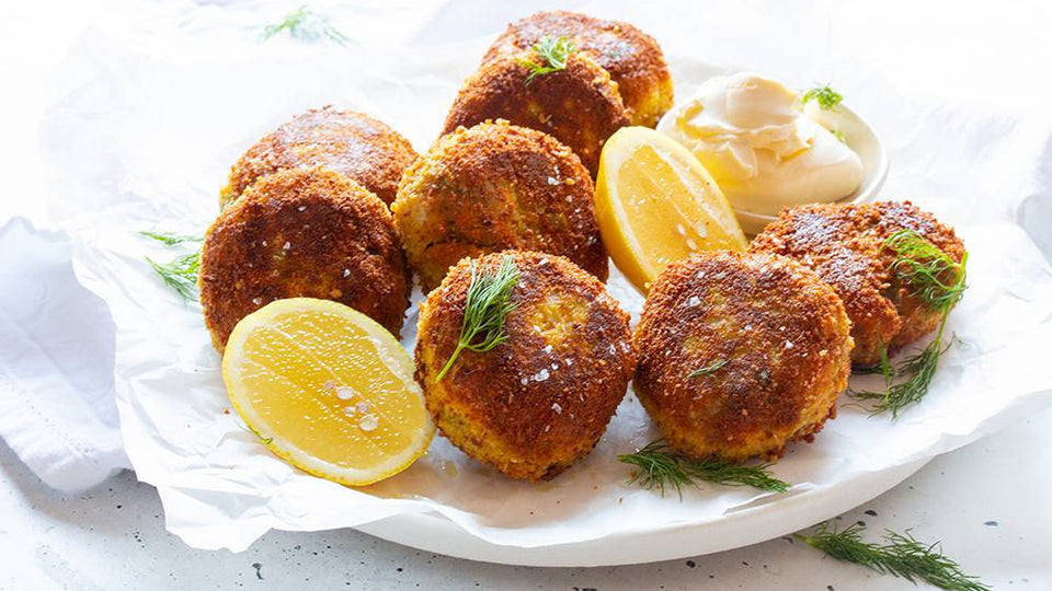 Leek & Hot Smoked Trout Croquettes – Food to Nourish